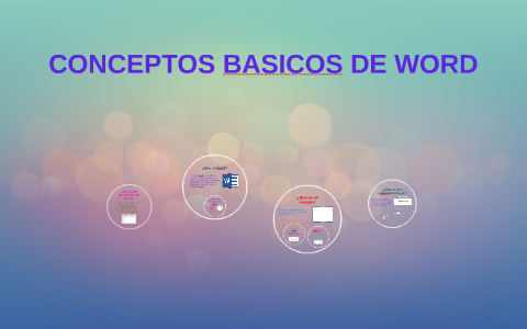 CONCEPTOS BASICOS DE WORD by andy ledesma jarillo on Prezi