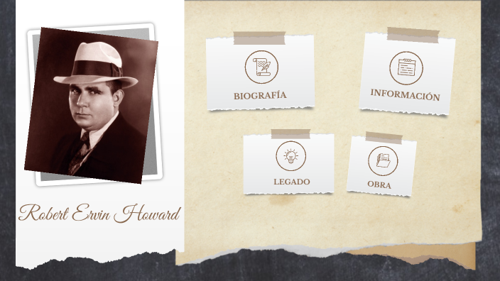 Biography of Robert Erwin Howard by Liliana Martinez on Prezi