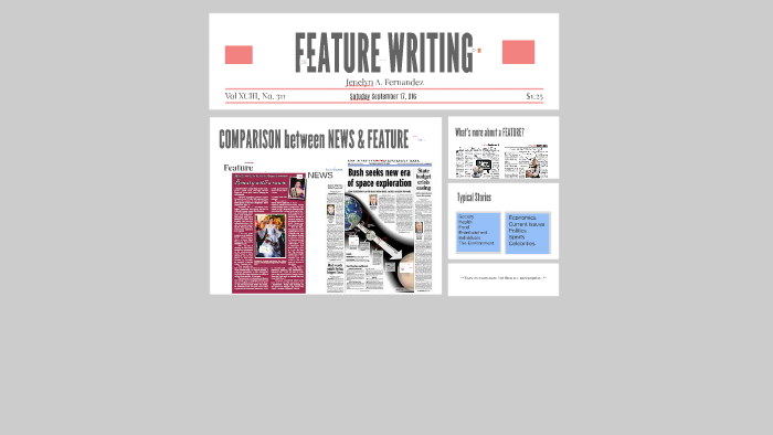 FEATURE WRITING by Jenelyn Fernandez on Prezi