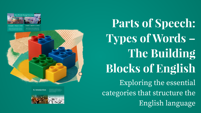 Parts of Speech: Types of Words – The Building Blocks of English by ...