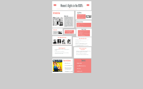 The Womens Rights in the 1930's by Makenzie Ball on Prezi
