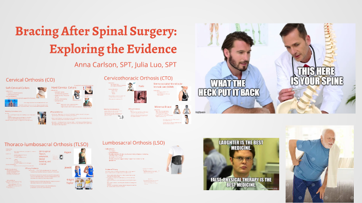 Bracing After Spinal Surgery by Julia Luo on Prezi