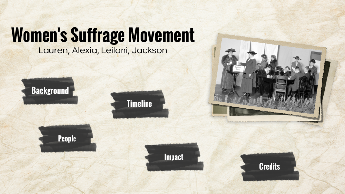 Womens Suffrage Movement by lauren howard on Prezi