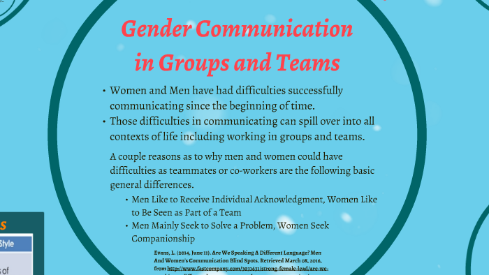 Communication Differences Between Genders by Amanda Heitic on Prezi