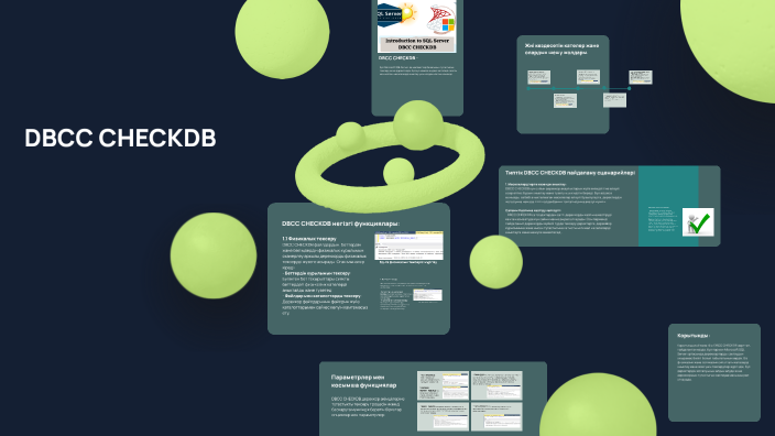 Database Health Check by Айдай Бахытбек on Prezi