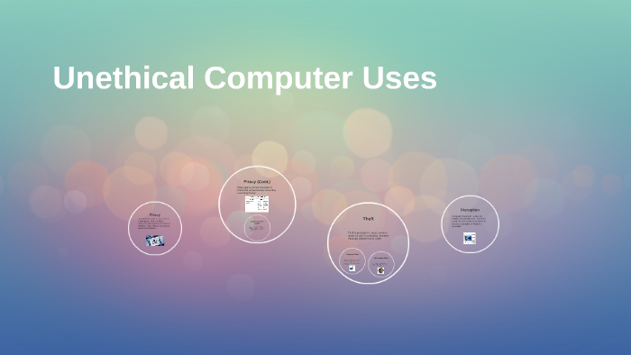 Unethical Computer Uses by Victor Morones on Prezi