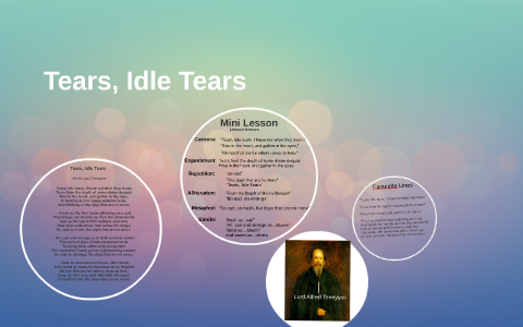 Tears, Idle Tears by Tiara Hutcheson on Prezi