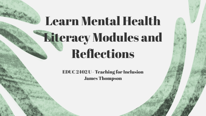Understanding Mental Health Literacy and Classroom Practices by James ...
