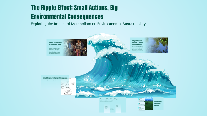 The Ripple Effect: Small Actions, Big Environmental Consequences by ...