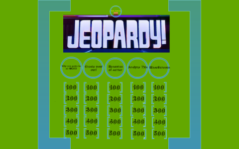 Jeopardy - Data About Us and Samples and Population Test Review by ...