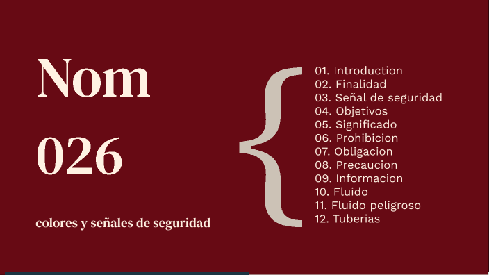 "NOM 026 COLORES Y SEÑALES DE SEGURIDAD" by Melissa Berenice Avila ...