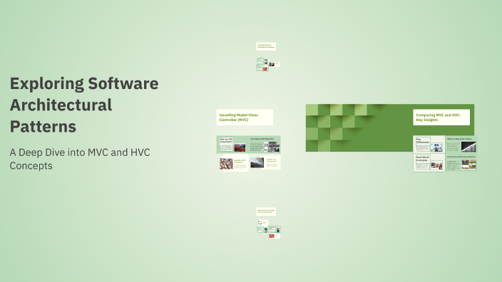 Exploring Software Architectural Patterns by ML Legend on Prezi