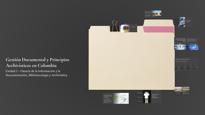 Gestión Documental y Principios Archivísticos en Colombia by LAURA ...