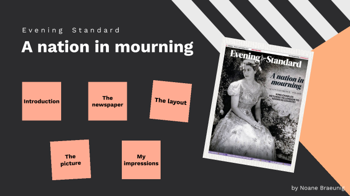 Queen's death front page by Noane Braeunig on Prezi