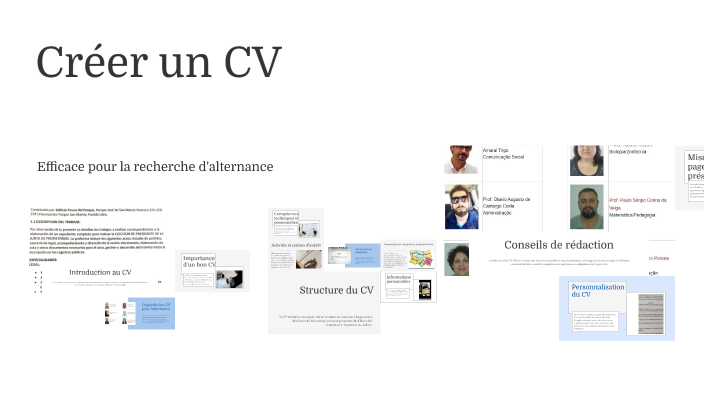 Créer un CV by Elie AUBER on Prezi