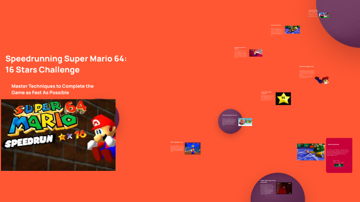Speedrunning Super Mario 64: 16 Stars Challenge by TheSuperM101 on Prezi