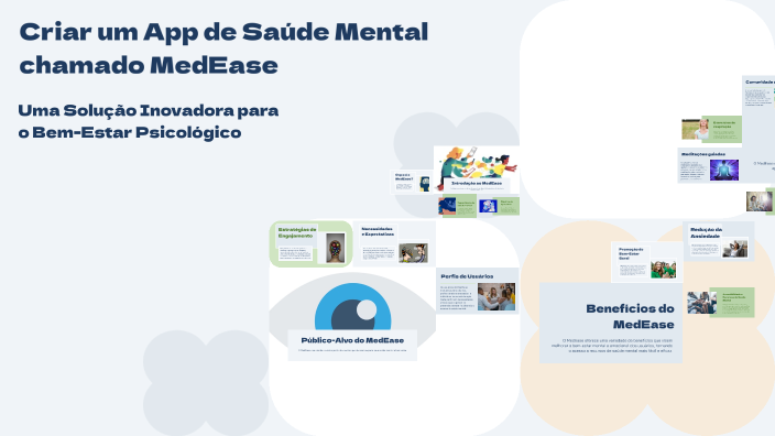 Criar um App de Saúde Mental chamado MedEase by Romulo Camargo on Prezi