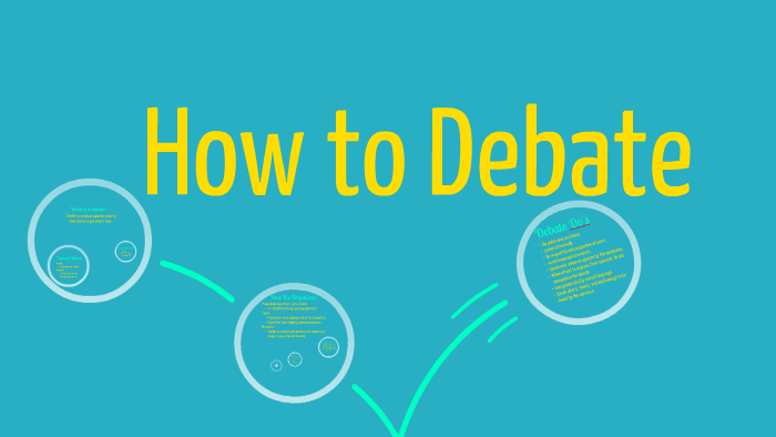 How to Debate in a Secondary Classroom by Alyssa Brown on Prezi