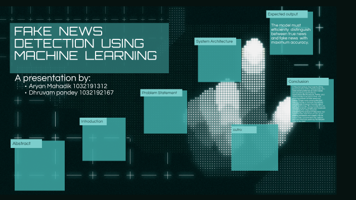 Fake news detection by Ritu Shinagare on Prezi