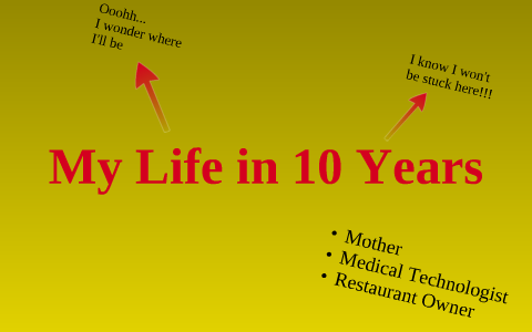 My Life in 10 Years by Monique Baksh on Prezi