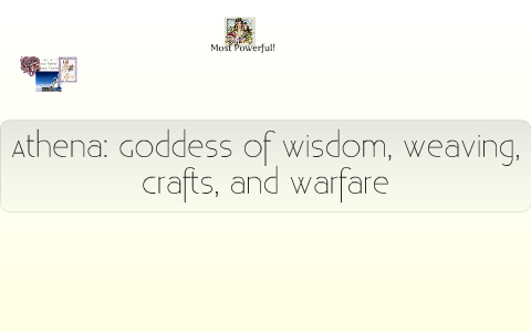 Athena: the goddess of wisdom, weaving, crafts, and warfare by Brooke ...