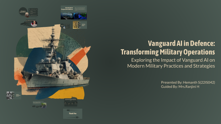 Vanguard AI in Defence: Transforming Military Operations by hemanth s ...