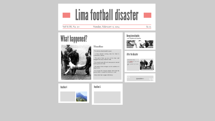 Lima football disaster by Julie Holm on Prezi