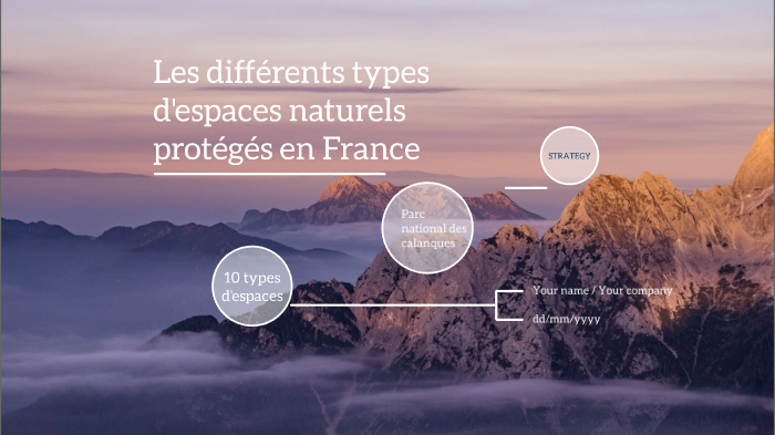 Les différents types d'espaces naturels protégés by nejma borne on Prezi