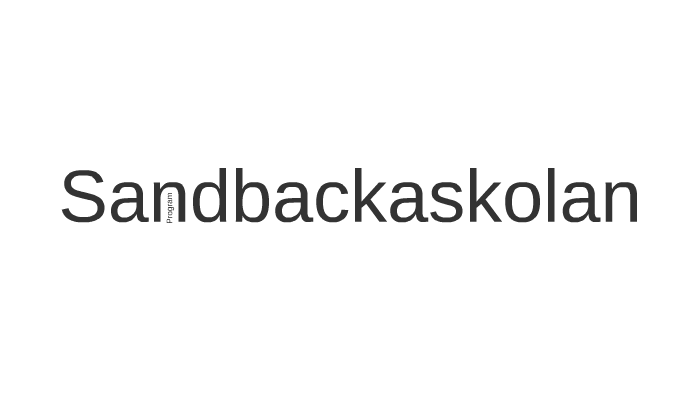 Sandbackaskolan by Ann Lidgren on Prezi