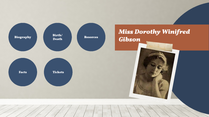 Miss Dorothy Winifred Gibson by Avery Goebel on Prezi