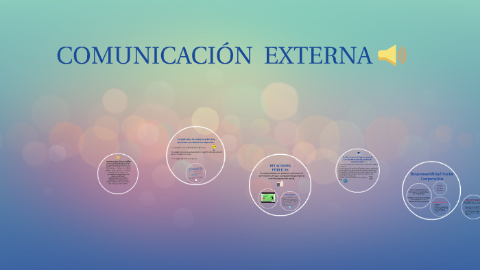 COMUNICACIÓN EXTERNA by Geraldine Mutis on Prezi