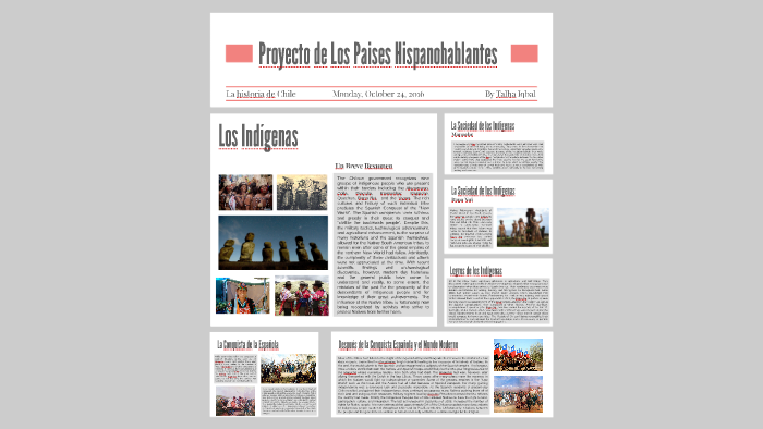 Proyecto de Los Paises Hispanohablantes: Chile by Talha Iqbal