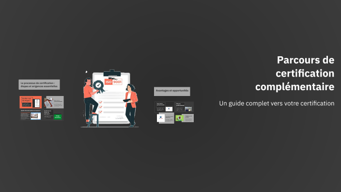 Parcours de certification complémentaire by Aya Ben Amar on Prezi