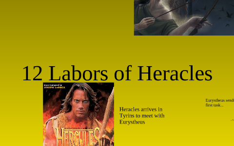 12 tasks of Heracles(Hercules) by Sean Nathan