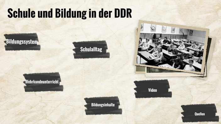 Schule und Bildung in der DDR by Luisa Hoffmann on Prezi