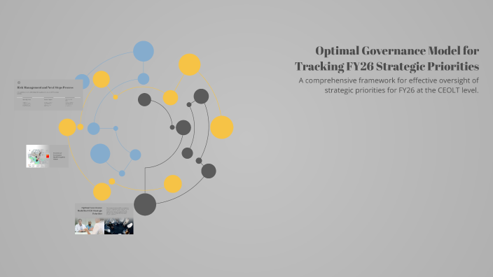 Optimal Governance Model for Tracking FY26 Strategic Priorities by Mary ...