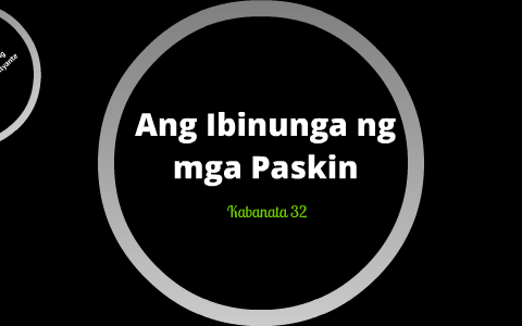 Ang Ibinunga ng mga Paskin by 'Alecz Lopez