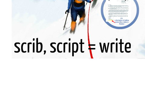 scrib, script = write by Kristina Marino on Prezi