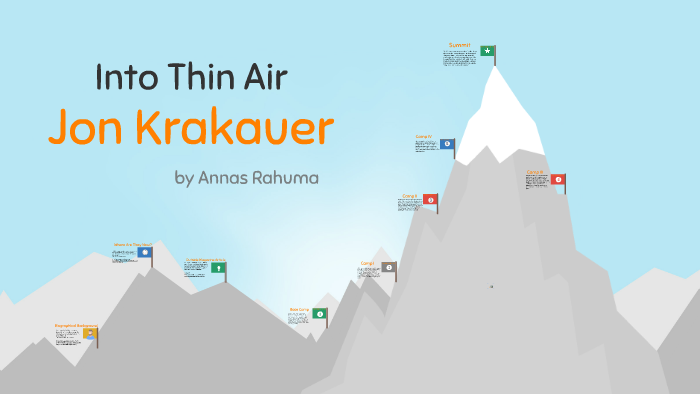 Jon Krakauer: Into Thin Air by Annas Rahuma on Prezi