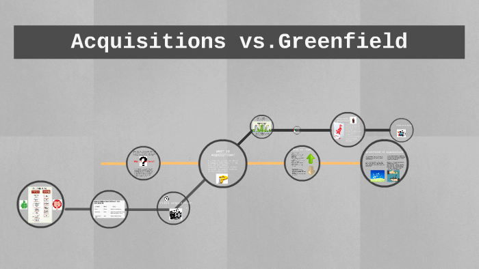 Acquisitions vs.Greenfield by Hans Burtscher on Prezi