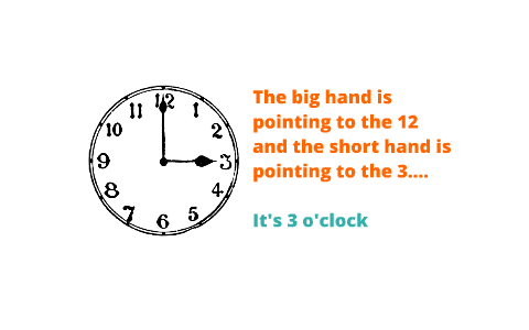 The big hand is on the 12 and the short hand is on the 3.... by Cherry ...