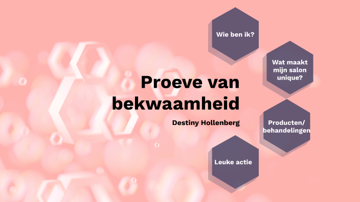 proeve van bekwaamheid by destiny hollenberg on Prezi