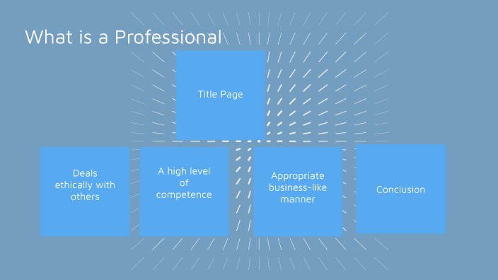 What is a Professional by Patricia Marlow on Prezi
