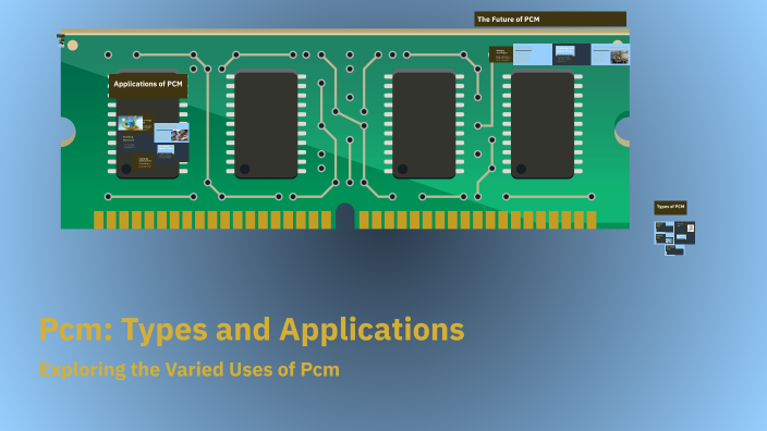 Pcm: Types and Applications by zahra ramesh on Prezi
