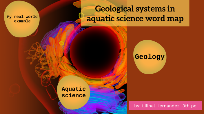 Geological systems in aquatic science word map by lili hernandez on Prezi
