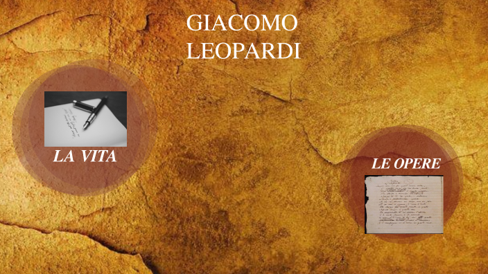 Giacomo Leopardi by FLAVIA COLONNA on Prezi