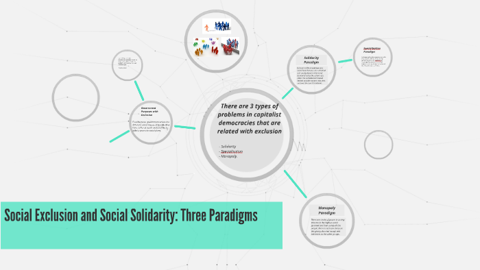 Social Exclusion and Social Solidarity: Three Paradigms by Sara Alfonso ...