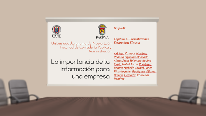 La importancia de la información para una empresa by Michelle Cardiel ...