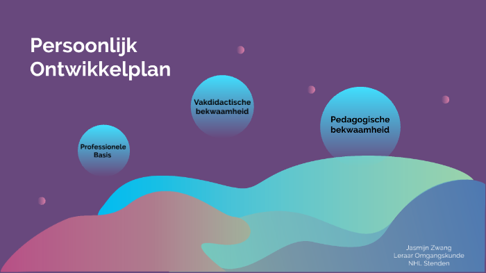 Persoonlijk ontwikkelplan by Jasmijn Zwang on Prezi