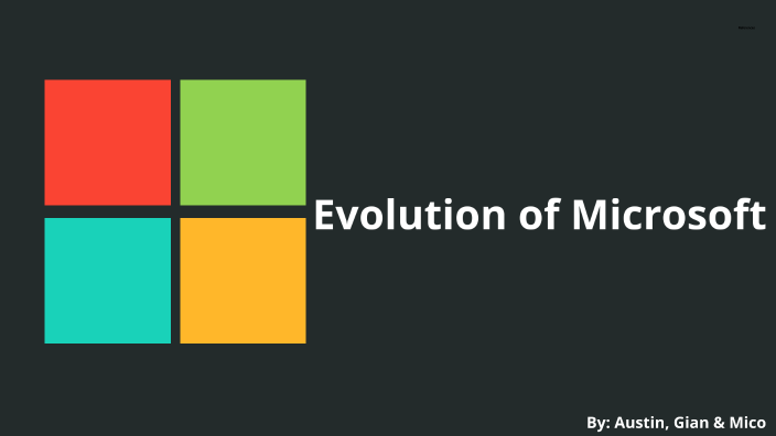 Evolution of Microsoft by Austin E on Prezi